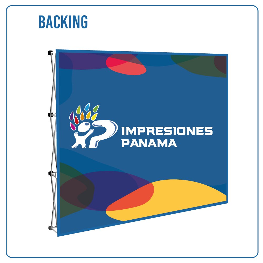 Backing 2.27 x 3 metros - Impresiones Panamá